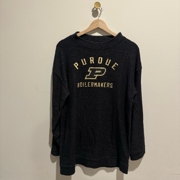 Pro Edge | Tops | Proedge Purdue Black And Gold Longer Style Sweatshirt ...